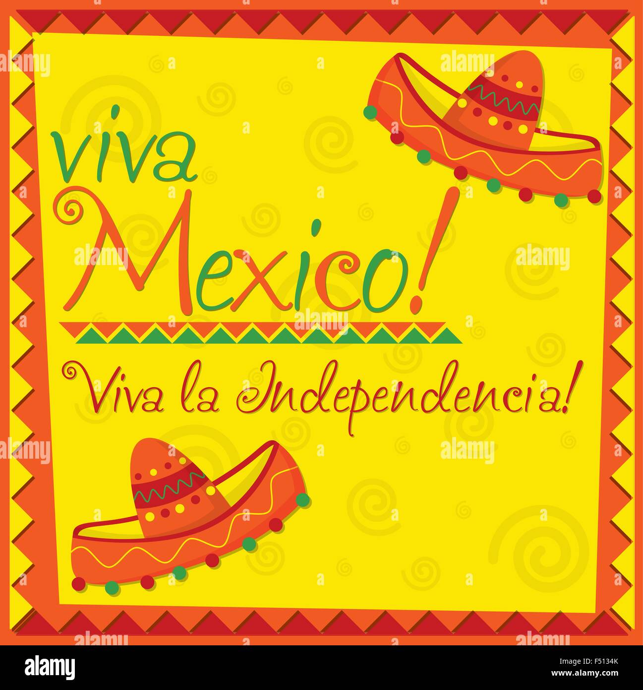 "Viva Mexico" card in vector format Stock Vector Image & Art - Alamy