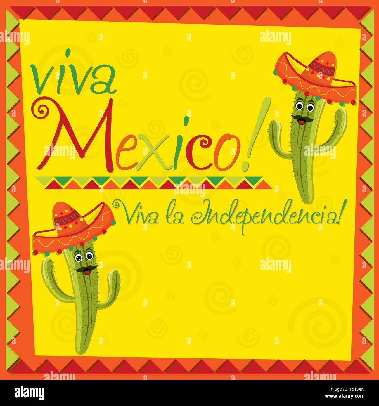 "Viva Mexico" card in vector format Stock Vector Image & Art - Alamy