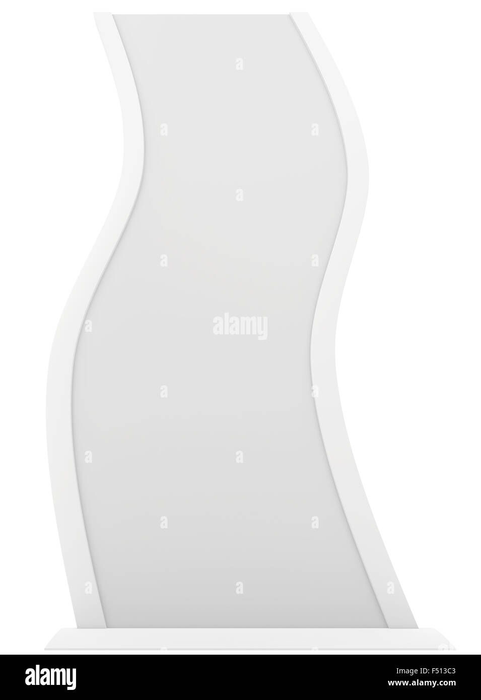 Exhibition stand. 3d render isolated on white background Stock Photo ...