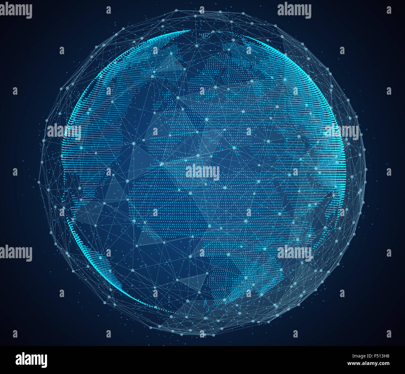 Digital design of a global network Stock Photo - Alamy