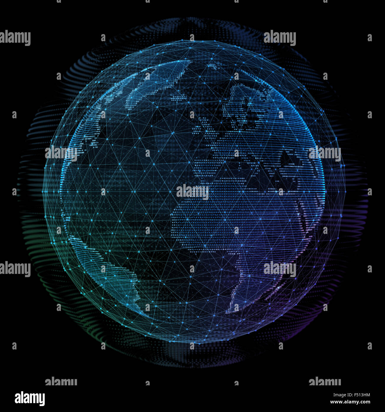 Digital planet telecommunications networks of internet Stock Photo - Alamy