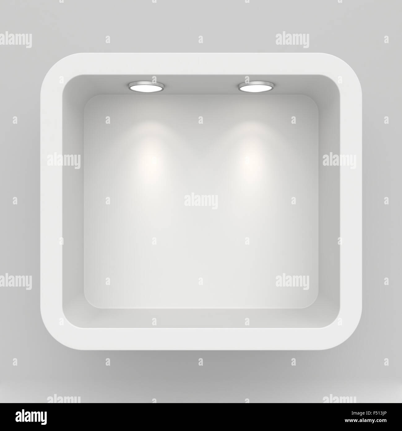 Boutique in the top wall with light sources Stock Photo - Alamy