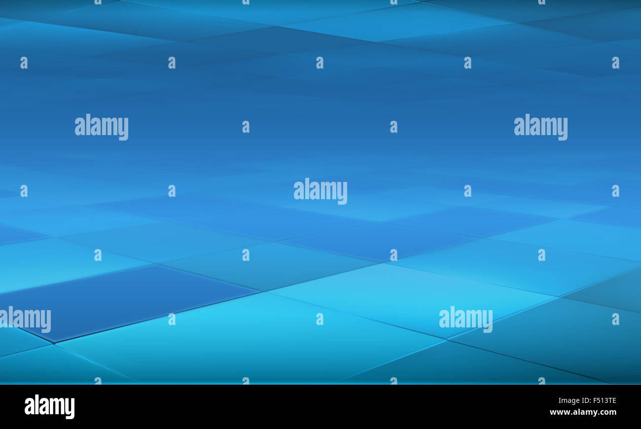 Blue rectangle abstract background hi-res stock photography and images ...