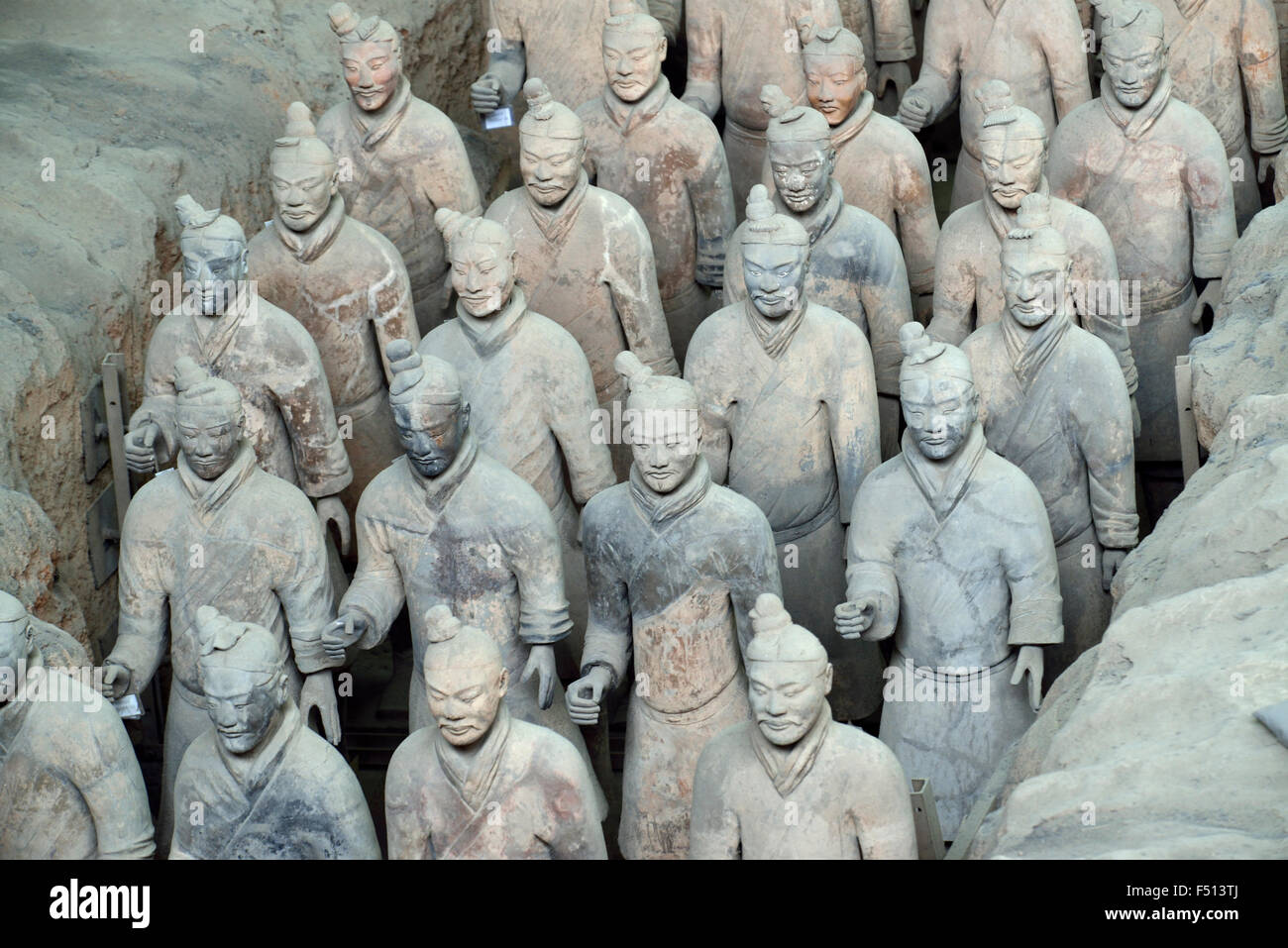 Terracotta Warriors. No.1 pit Stock Photo - Alamy