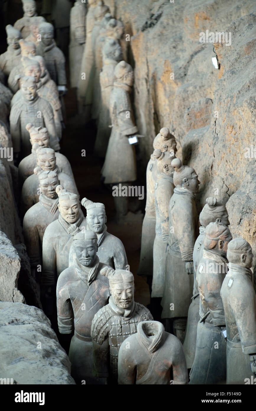 Terracotta Warriors. No.1 pit Stock Photo - Alamy