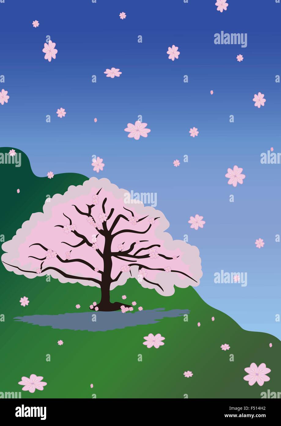 Tree sky line Stock Vector Images - Alamy