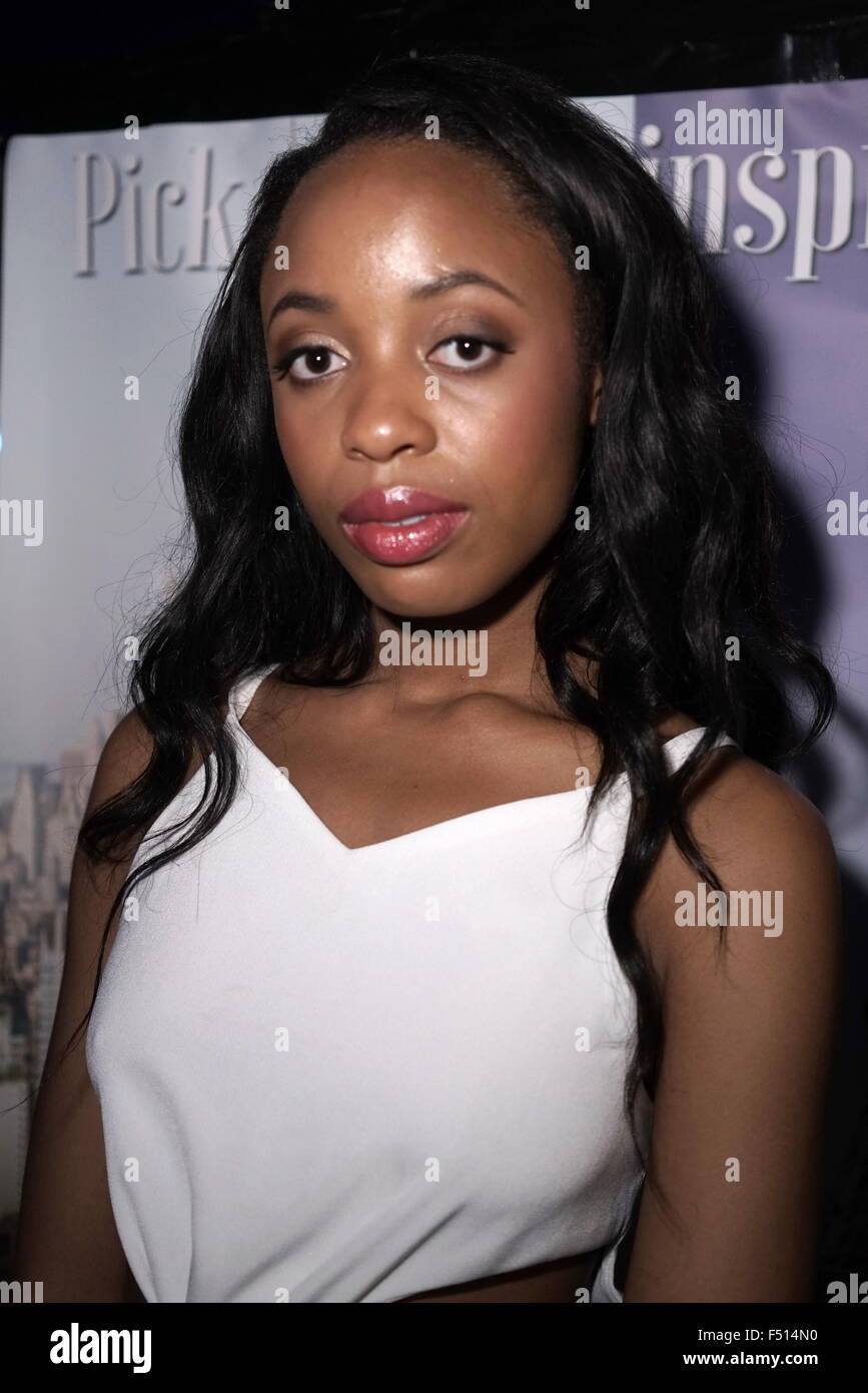 London, England, 25th Oct 2015 : A host of fashionista and Megan Rees ...