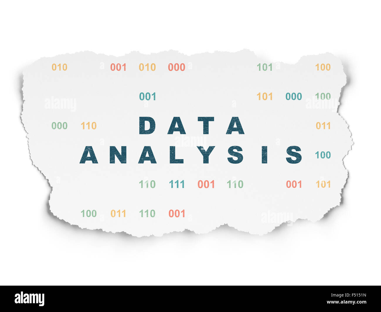 Data concept: Data Analysis on Torn Paper background Stock Photo - Alamy