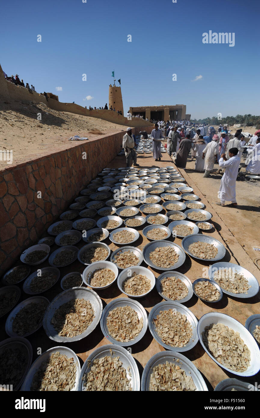 Siwa, Egypt. 25th Oct, 2015. Traditional food are seen on the scene of ...