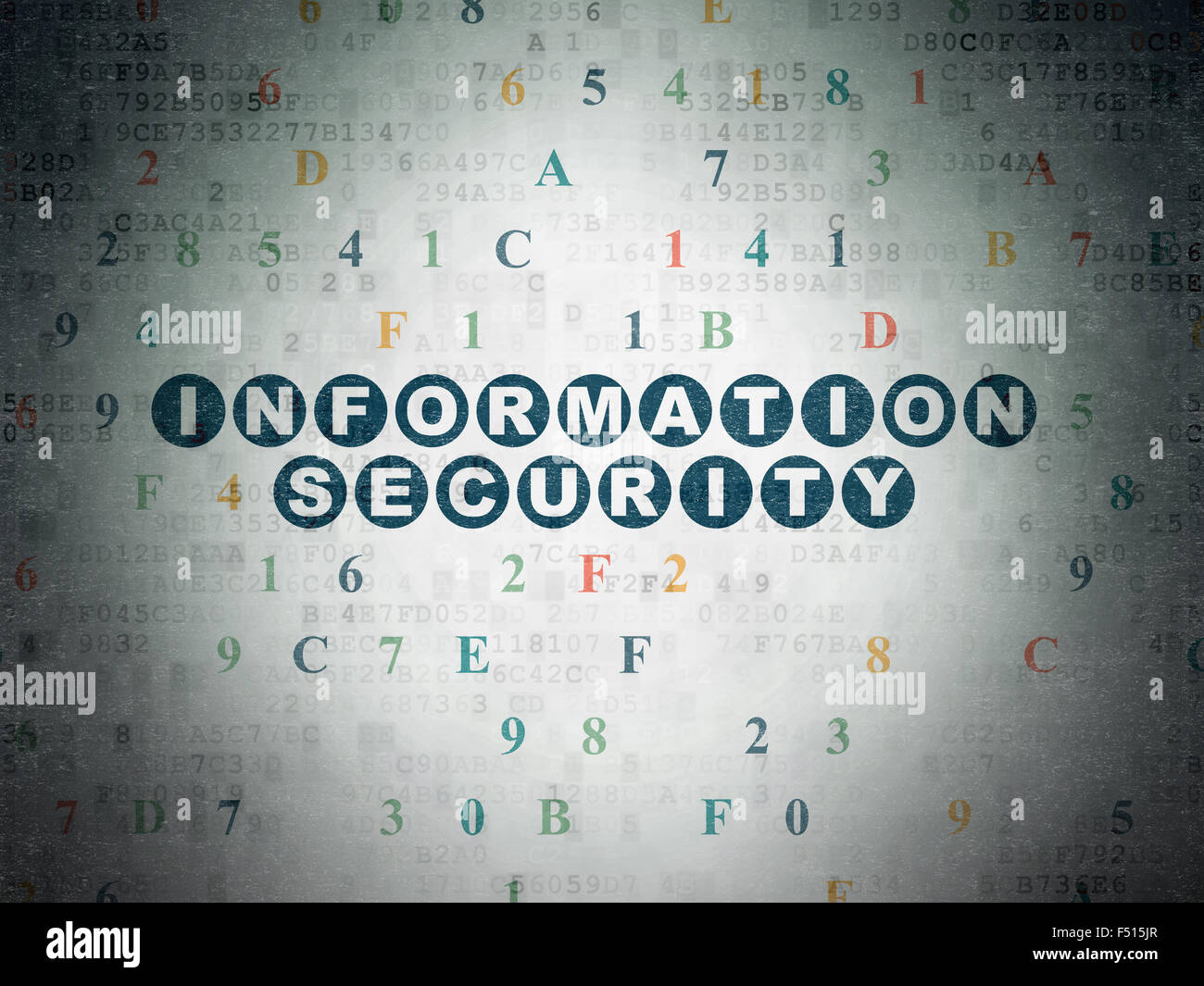 Security concept: Information Security on Digital Paper background ...