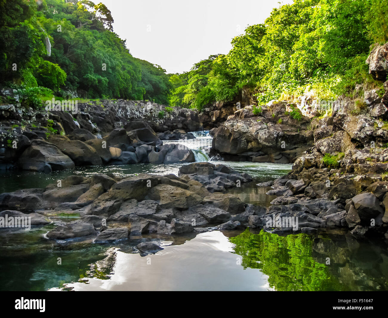 Black River Gorges Mauritius Stock Photo - Alamy