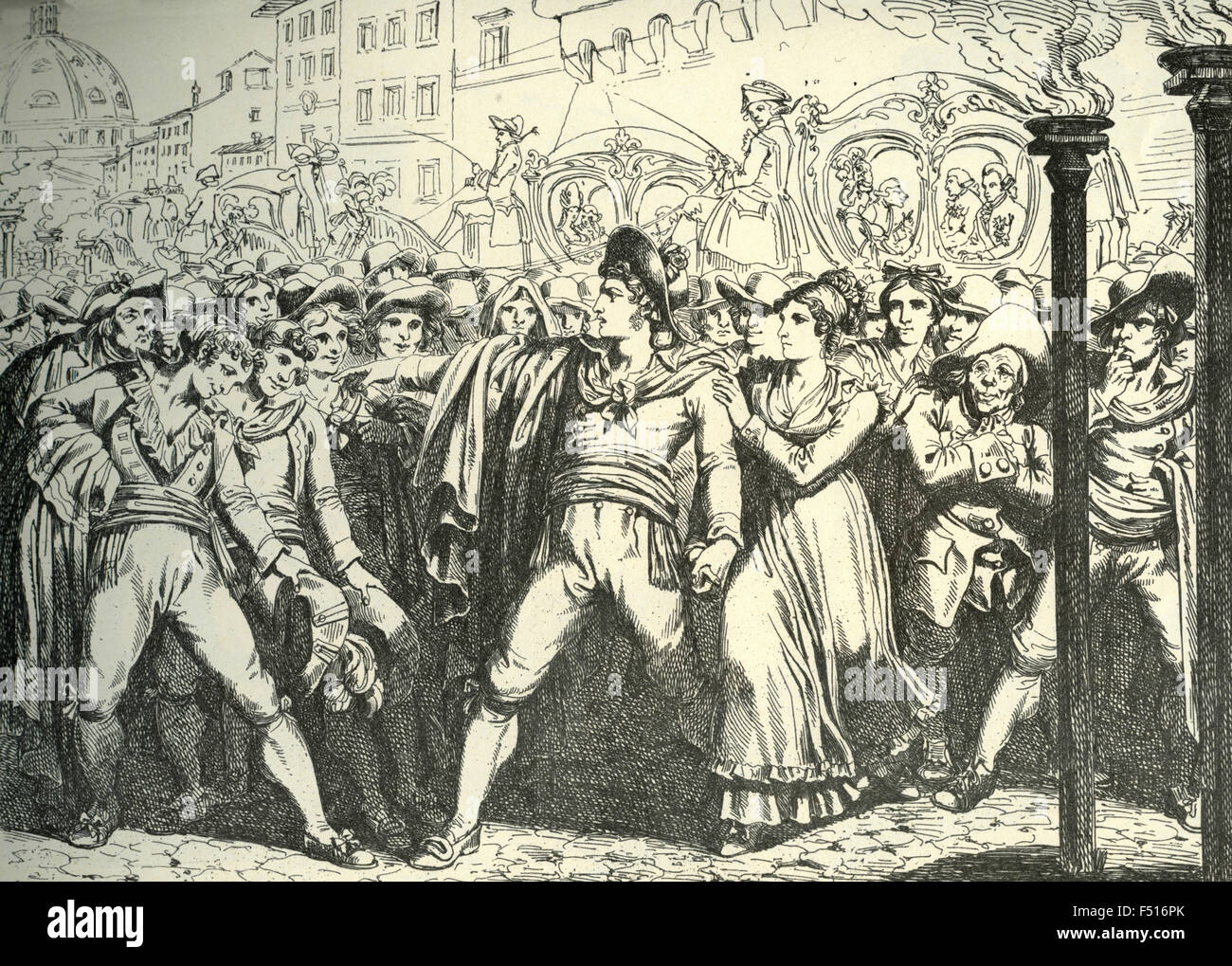 Illustration: Meo Patacca frees Tolla by the crew of insolent that ...