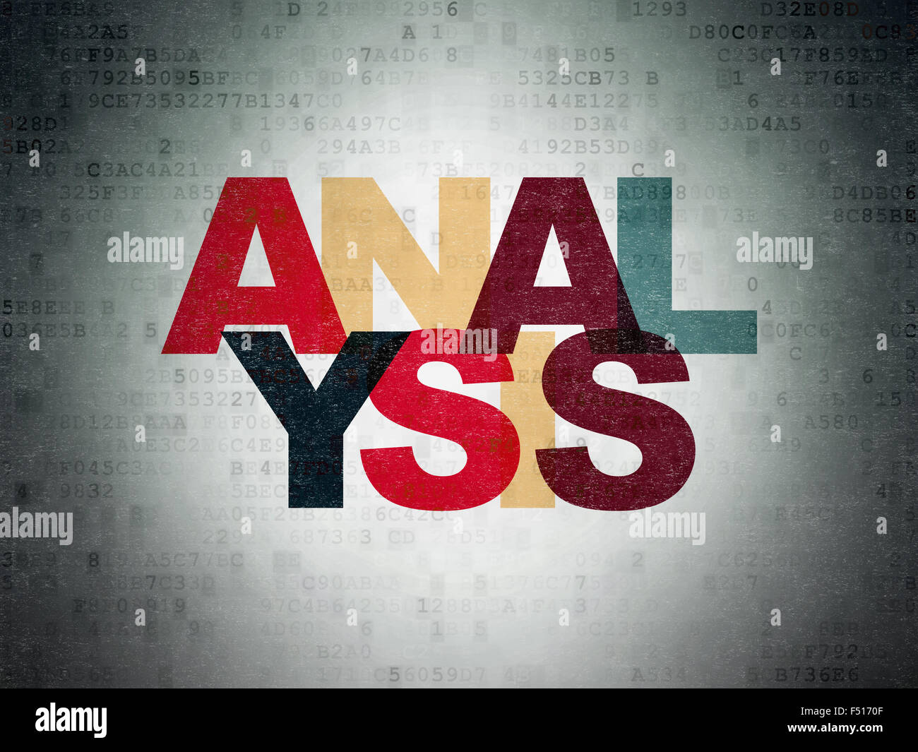 Marketing concept: Analysis on Digital Paper background Stock Photo - Alamy