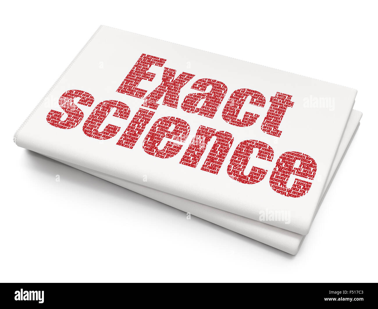 Science concept: Exact Science on Blank Newspaper background Stock ...