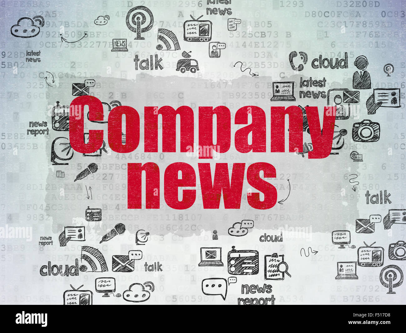 News concept: Company News on Digital Paper background Stock Photo - Alamy