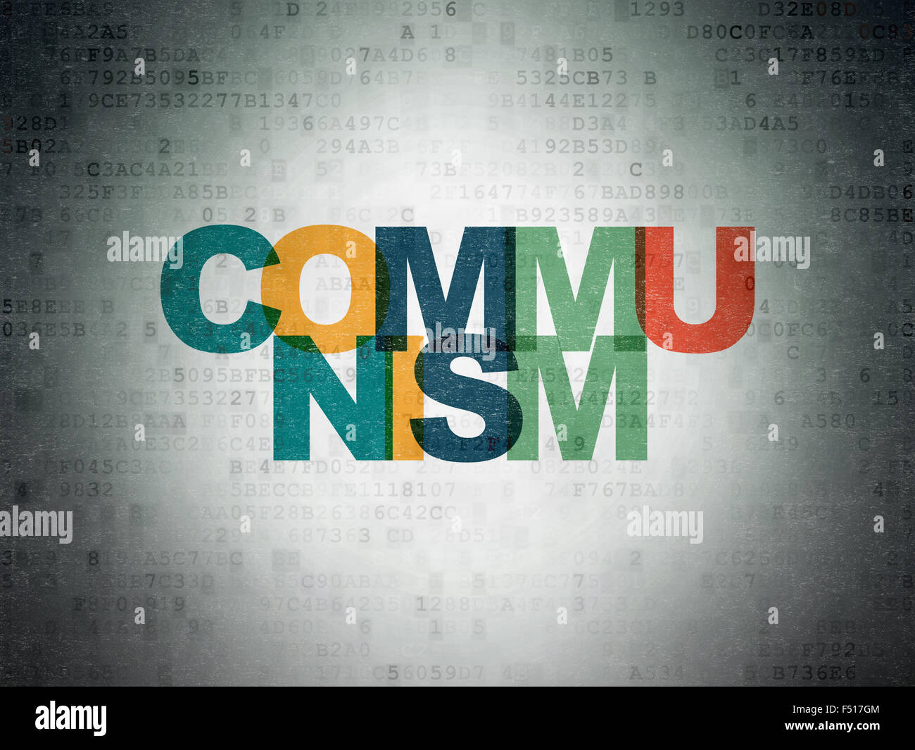 Political concept: Communism on Digital Paper background Stock Photo ...