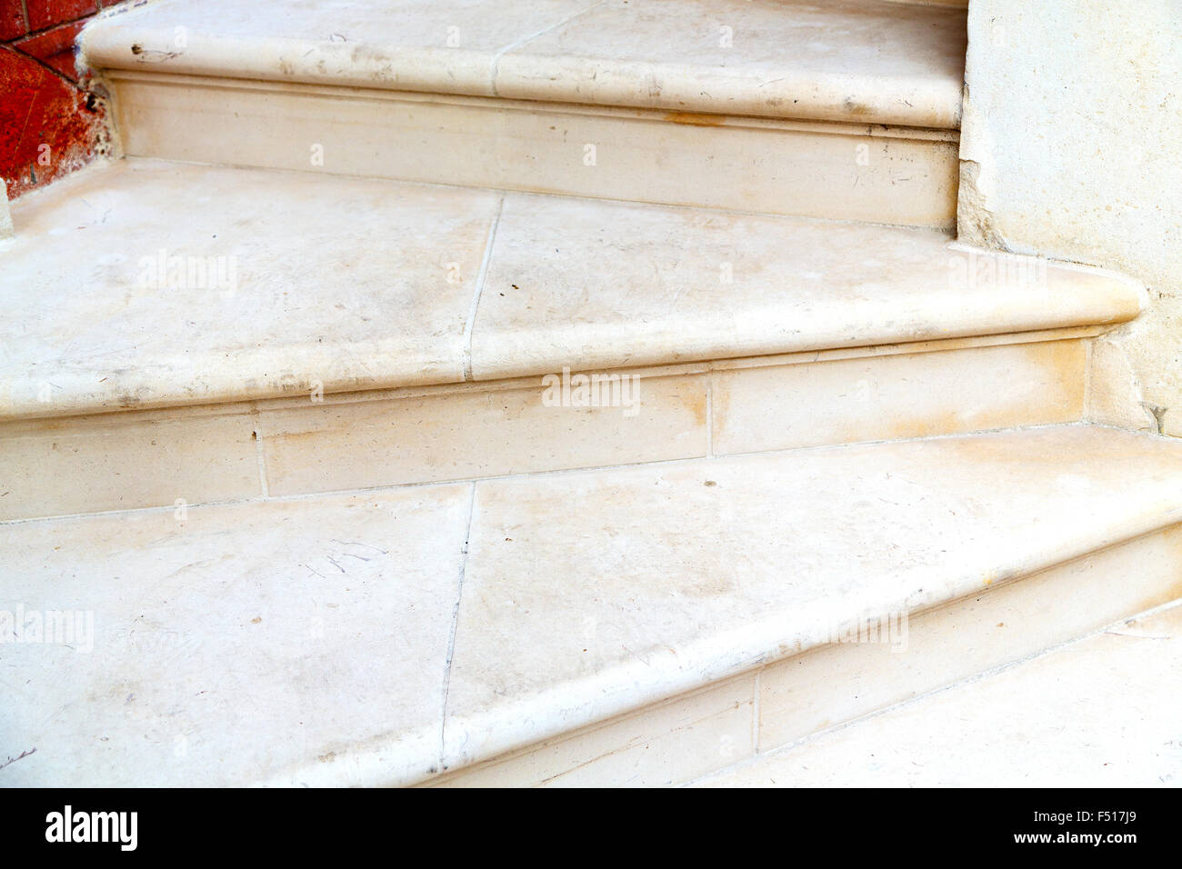 in london monument old steps and marble ancien line Stock Photo - Alamy