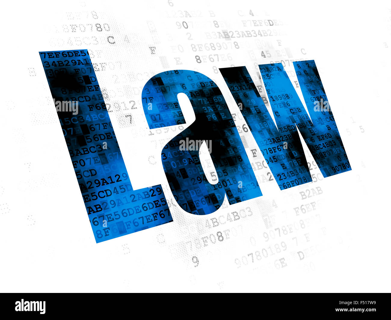 Law concept: Law on Digital background Stock Photo - Alamy
