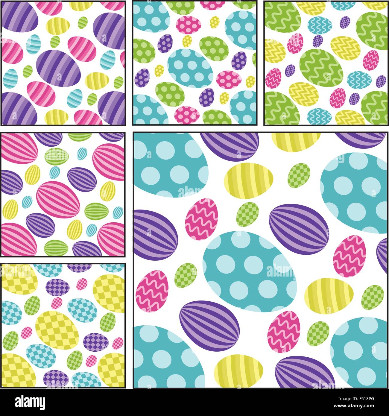 Easter egg pattern in vector format Stock Vector Image & Art - Alamy