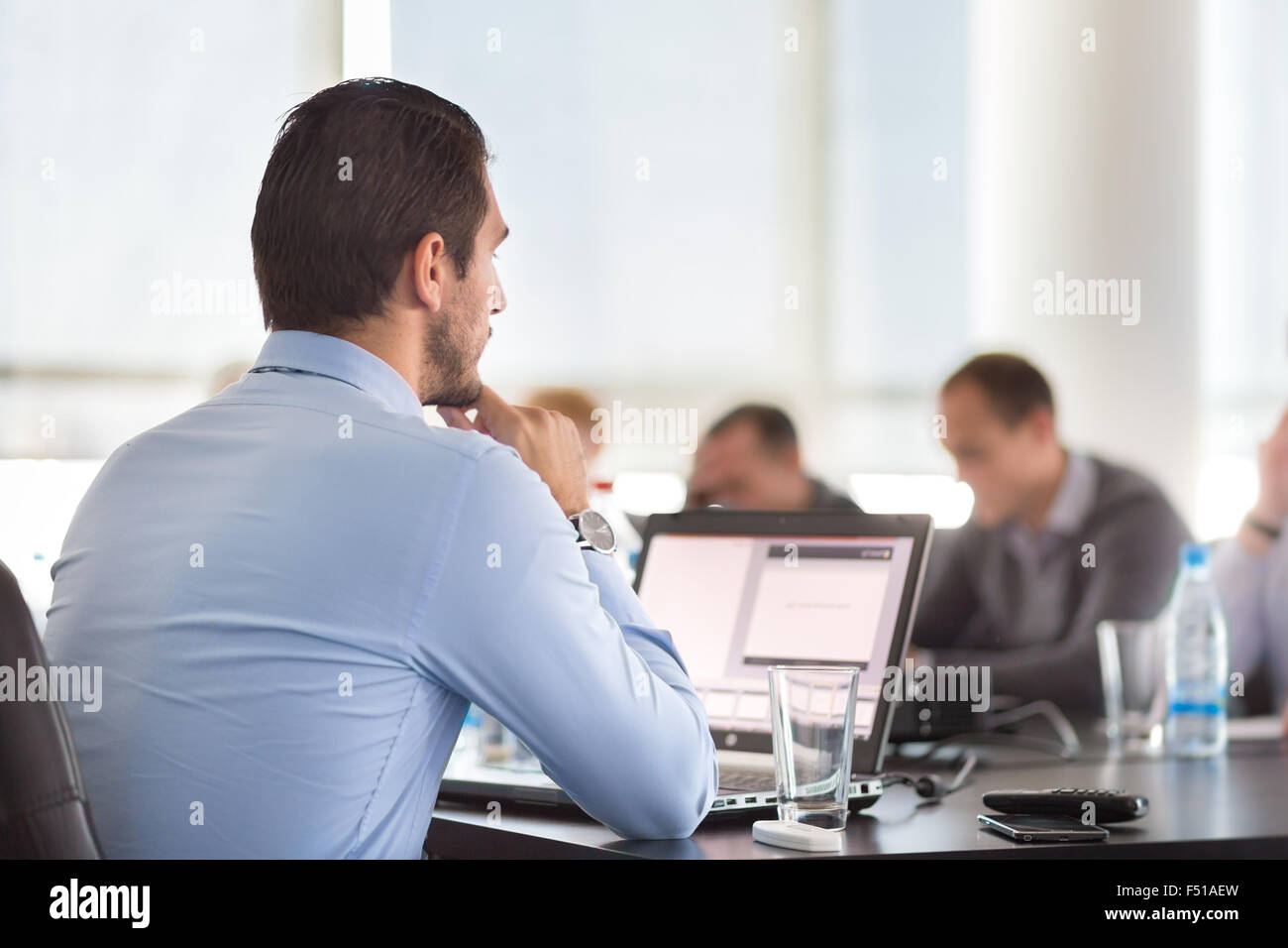 Corporate business meeting Stock Photo - Alamy