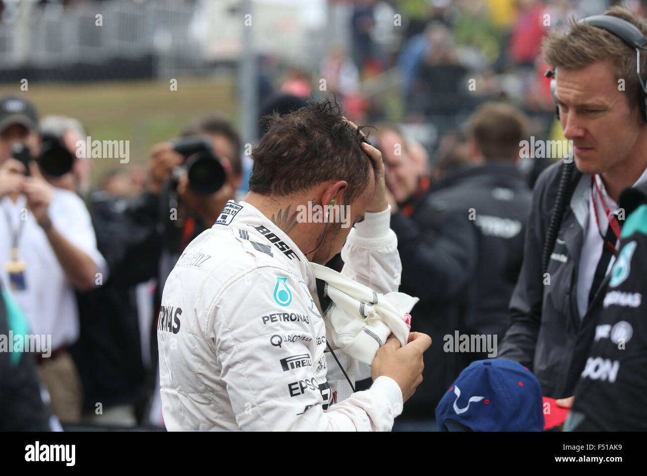 Lewis hamilton 2015 austin hi-res stock photography and images - Alamy