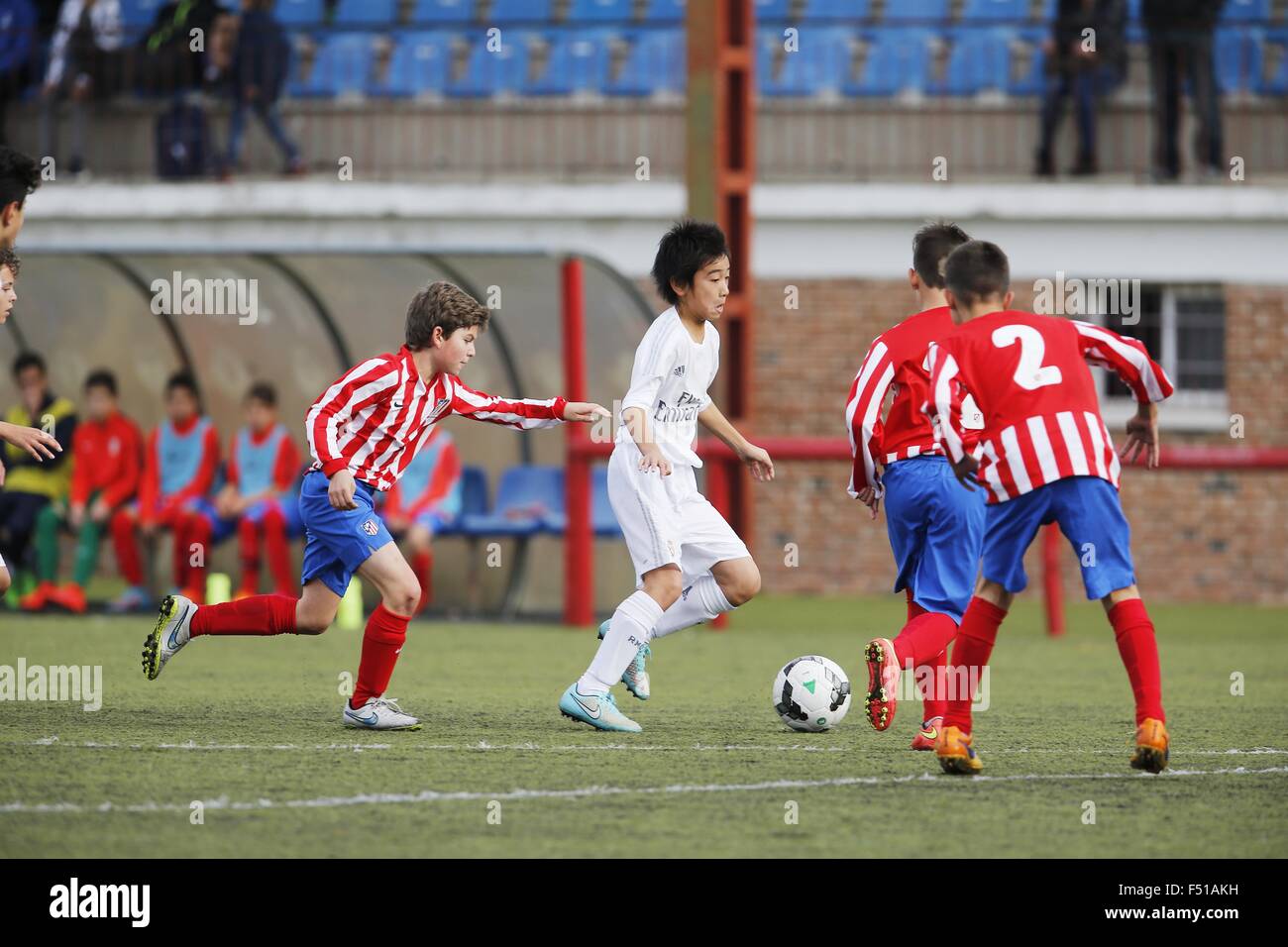 Madrid, Spain. 24th Oct, 2015. Takuhiro Nakai (Real) Football/Soccer ...