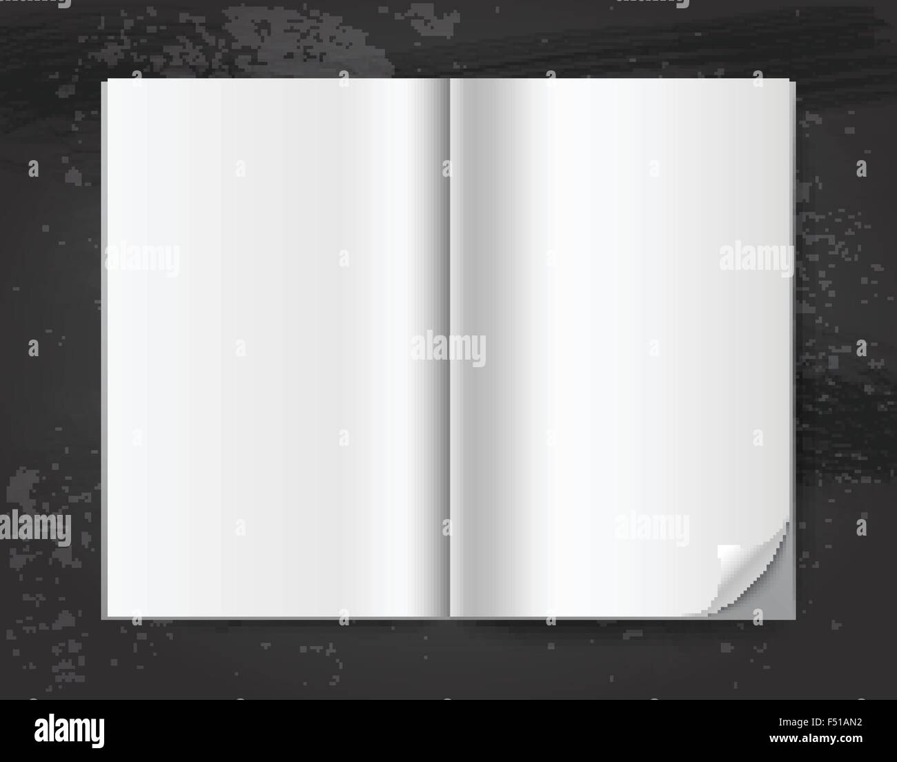 Open book space copy Stock Vector Images - Alamy