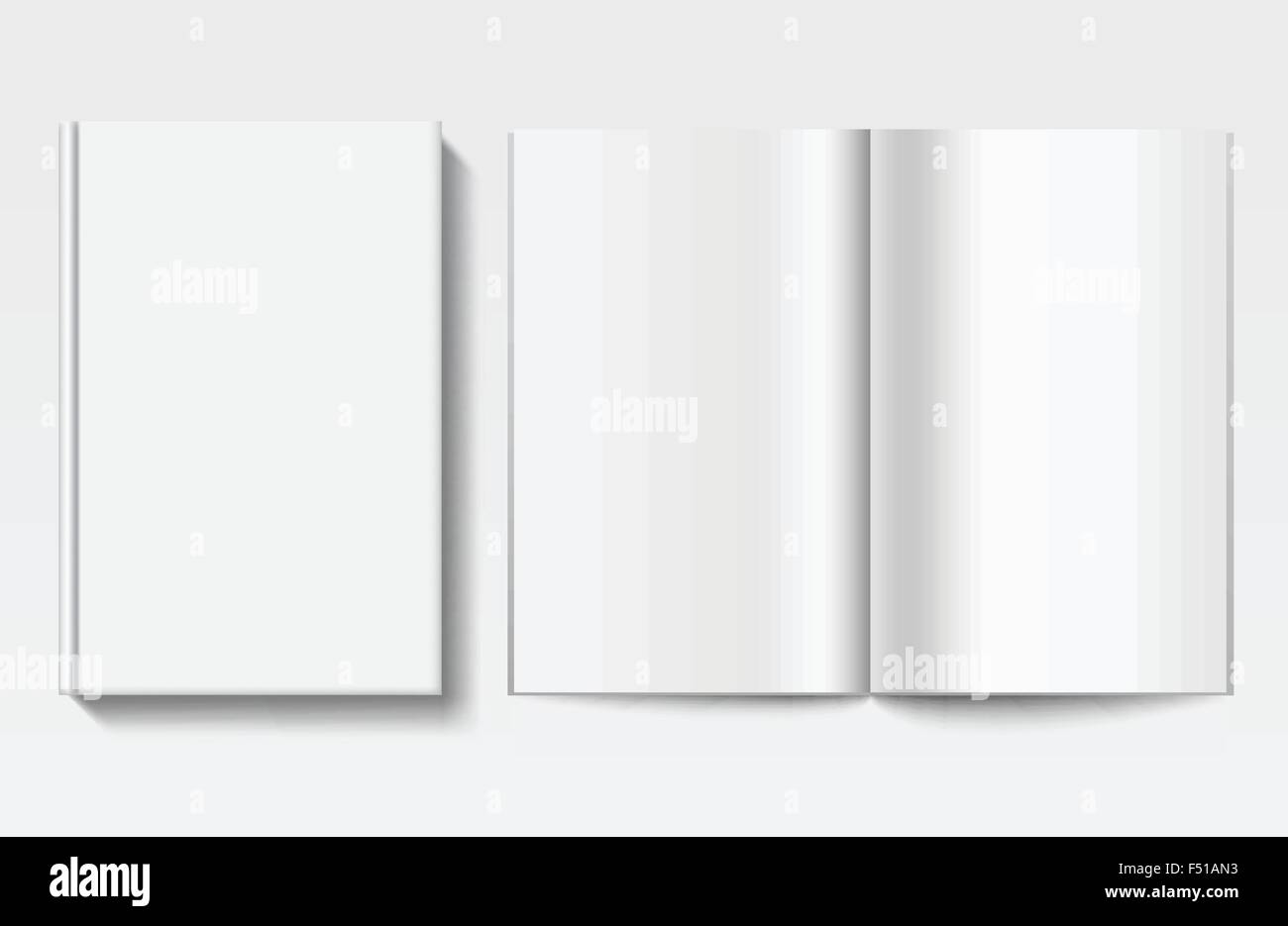 White book template Stock Vector Image & Art - Alamy