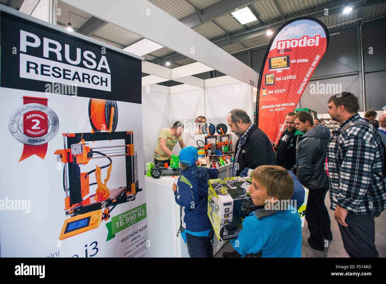 Prusa research 3D printers, prints, plastic models Stock Photo - Alamy