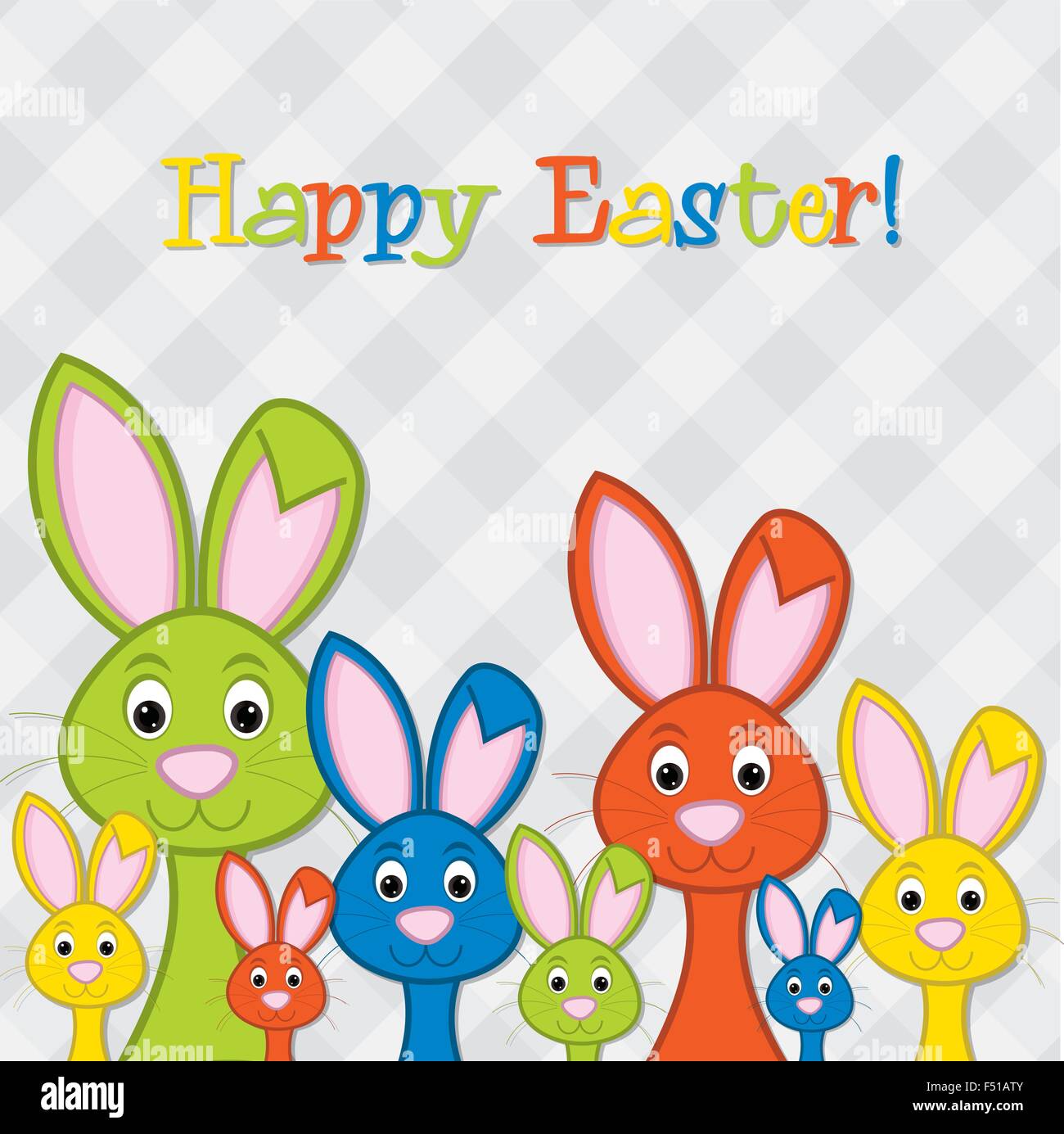 Easter bunnies sticker hi-res stock photography and images - Alamy