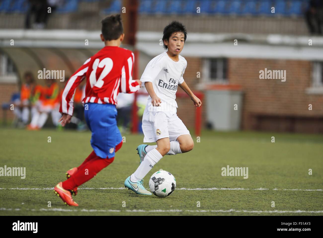 Madrid, Spain. 24th Oct, 2015. Takuhiro Nakai (Real) Football/Soccer ...