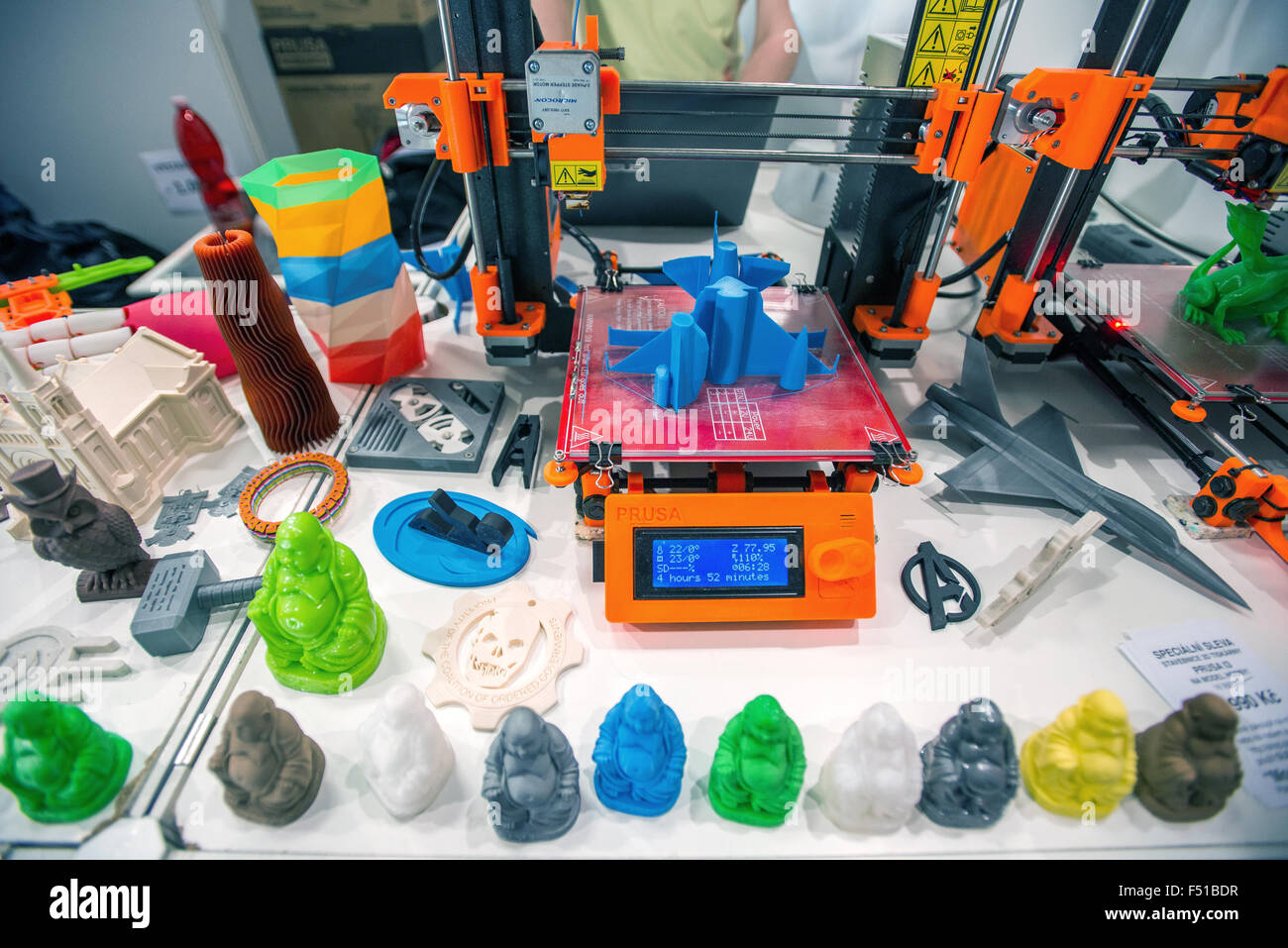 Prusa research 3D printers, prints, plastic models Stock Photo - Alamy