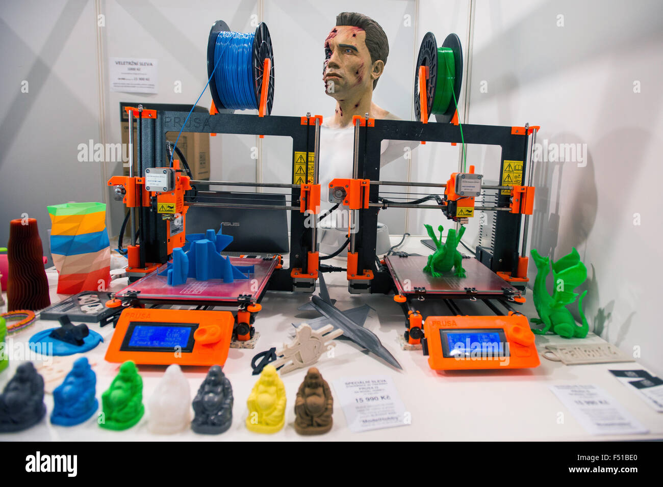 Prusa research 3D printers, prints, plastic models Stock Photo - Alamy