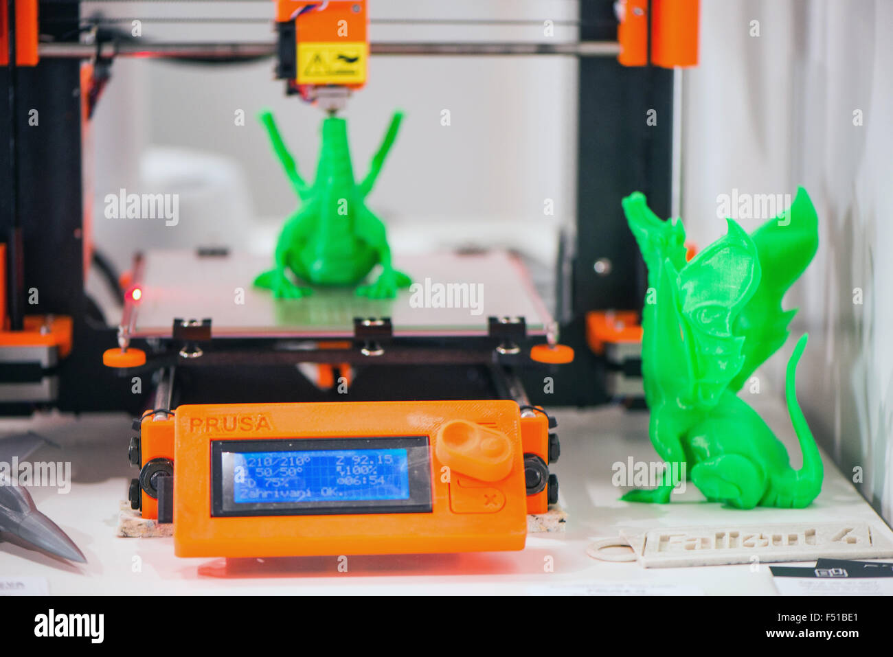 Prusa research 3D printers, prints, plastic models Stock Photo - Alamy