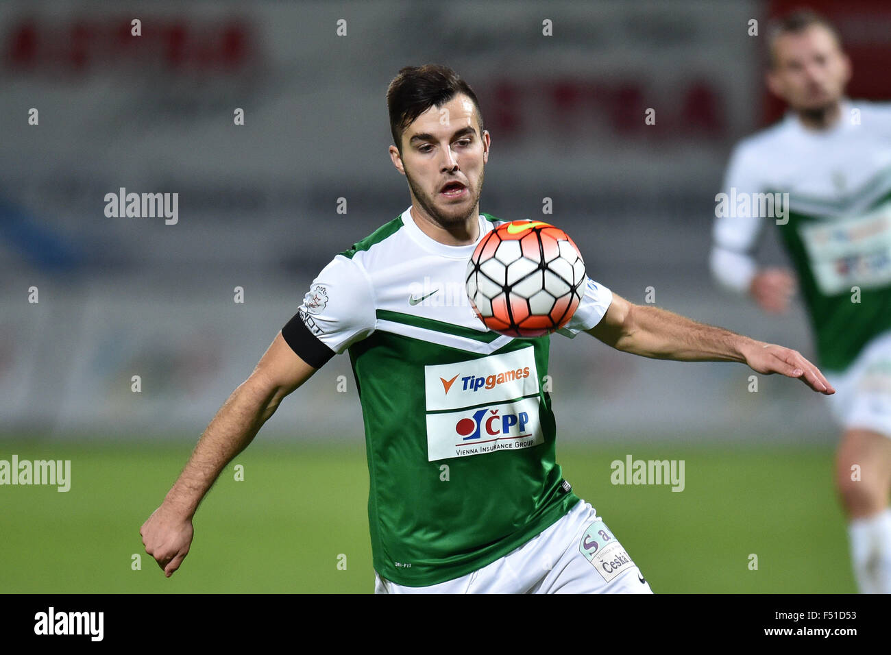 Czech soccer league, 11th round, FK Jablonec vs FK Dukla Praha on ...