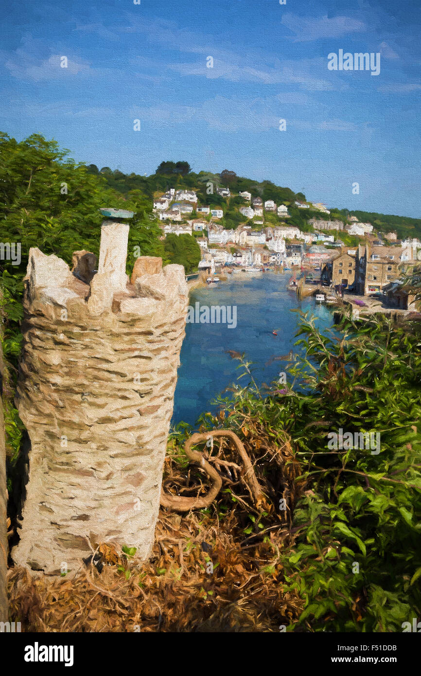 Looe cornwall painting hi-res stock photography and images - Alamy