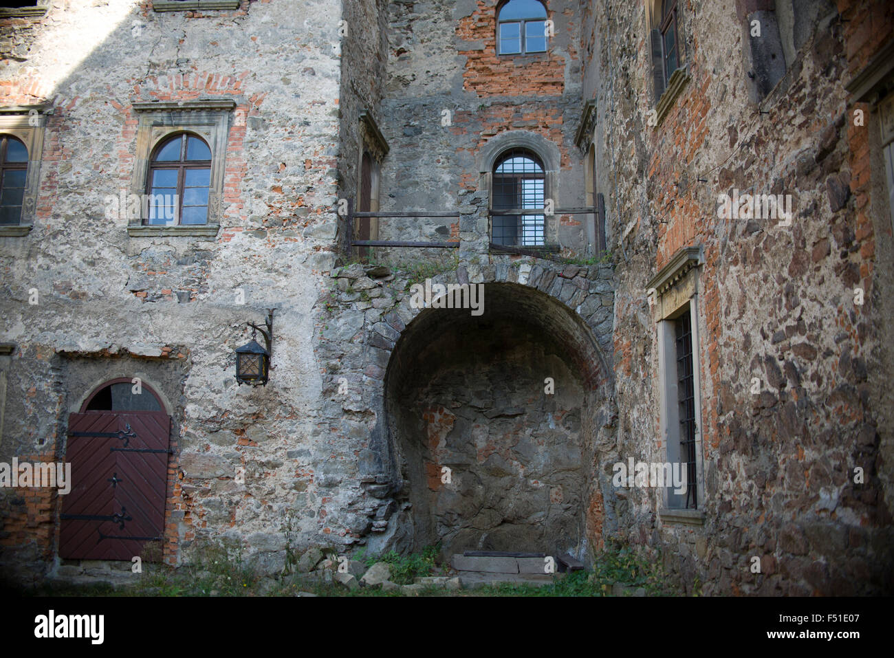 Inside the castle Stock Photo - Alamy