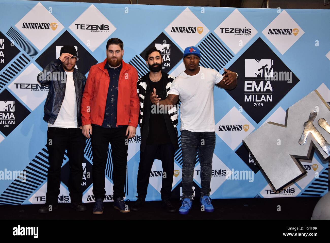 Kesi Dryden, Piers Aggett, Amir Amor and DJ Locksmith of Rudimental ...