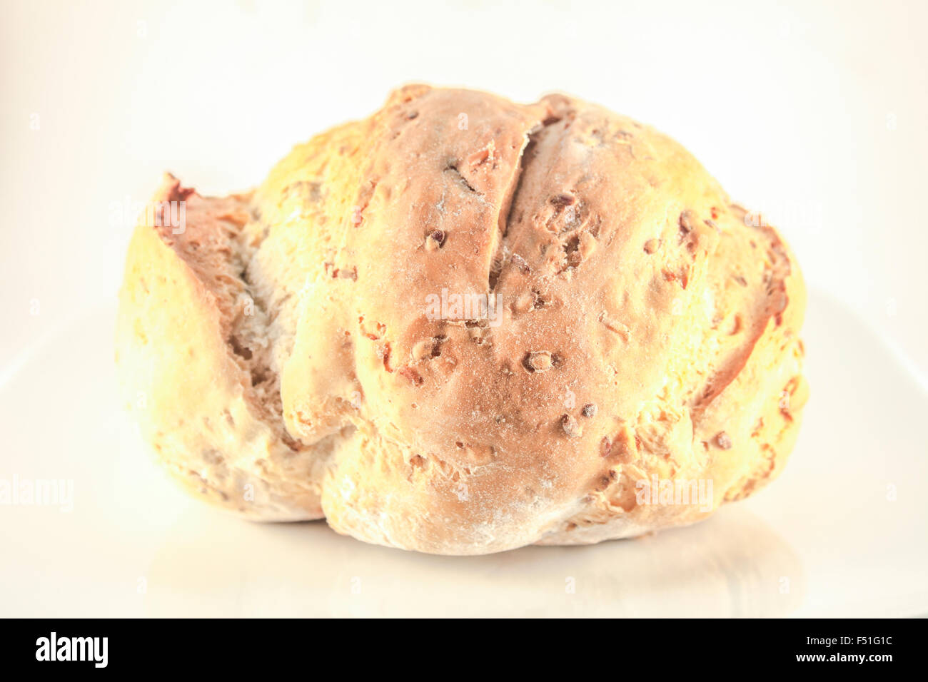 Whole Bread loaf, isolated on white background Stock Photo - Alamy