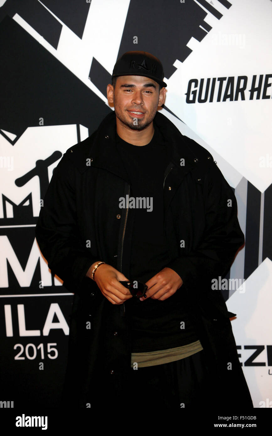 DJ Afrojack arrives at the 2015 MTV Europe Music Awards, EMAs, at ...