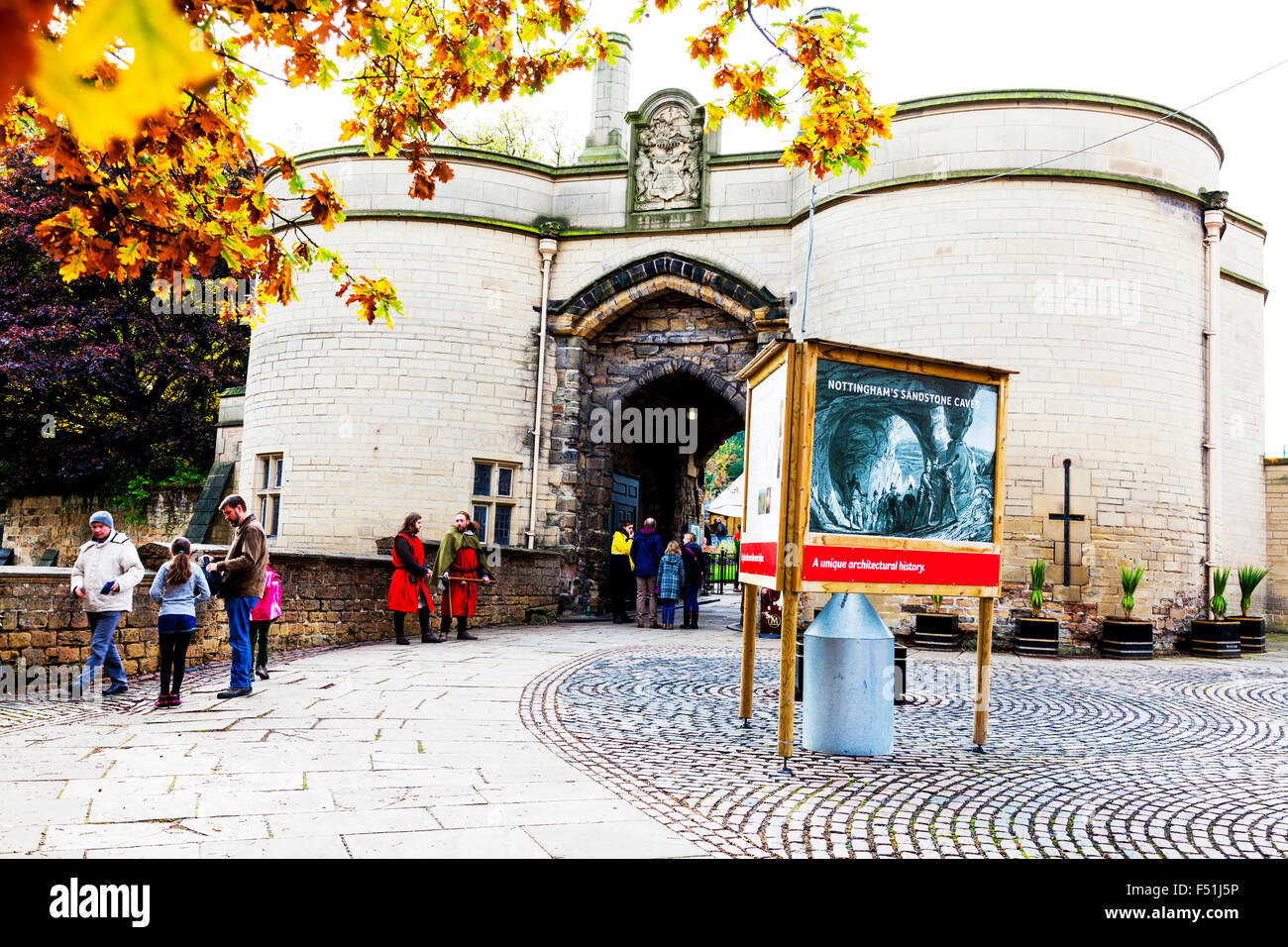 Nottingham castle exterior gate house gatehouse exterior facade ...