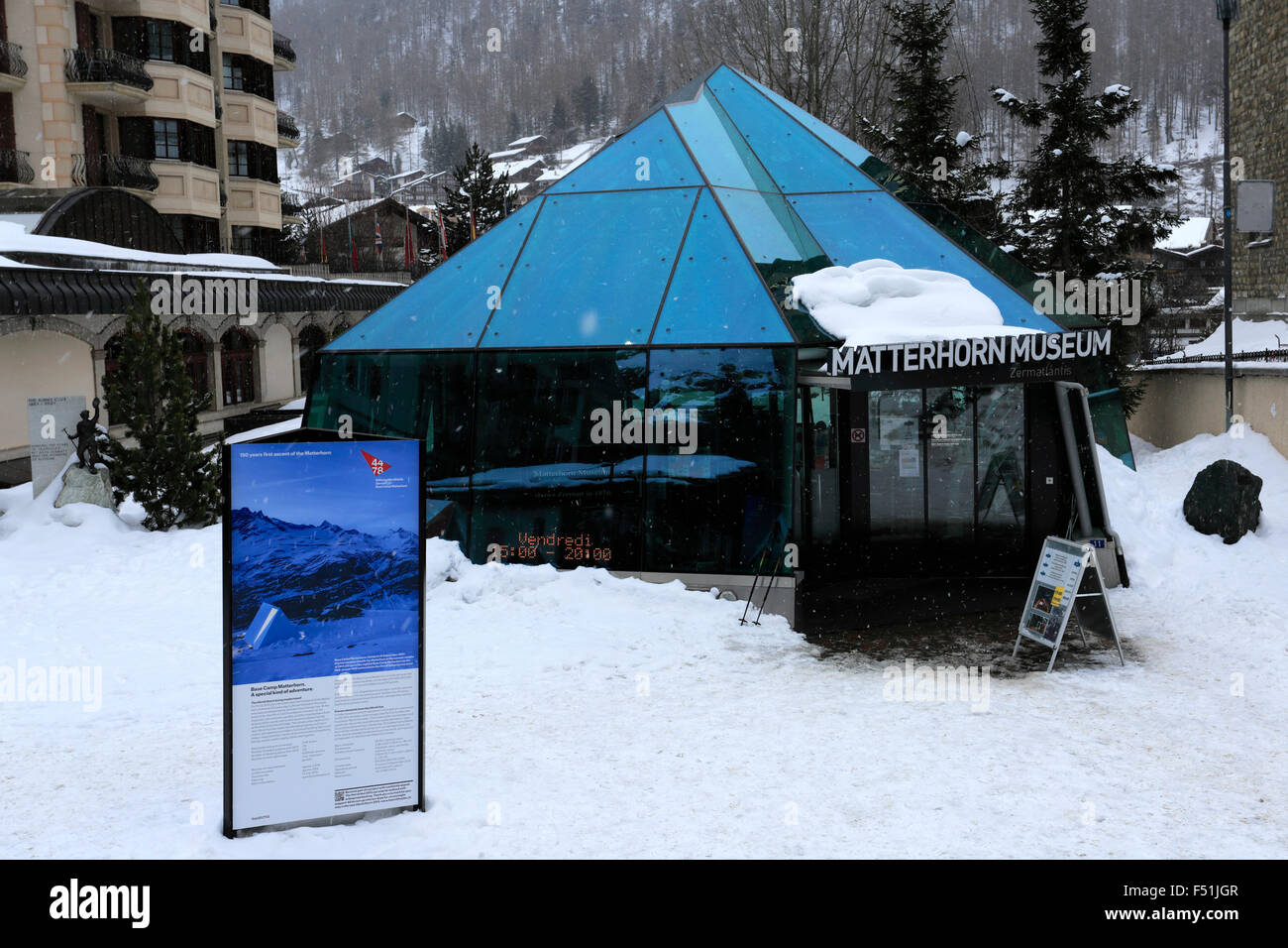 Zermatt matterhorn museum hi-res stock photography and images - Alamy