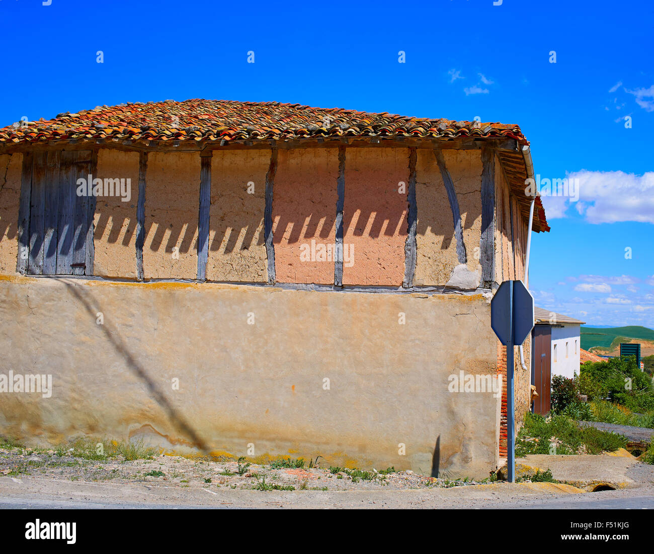 Granon in The way of Saint James in La Rioja Logrono Stock Photo - Alamy