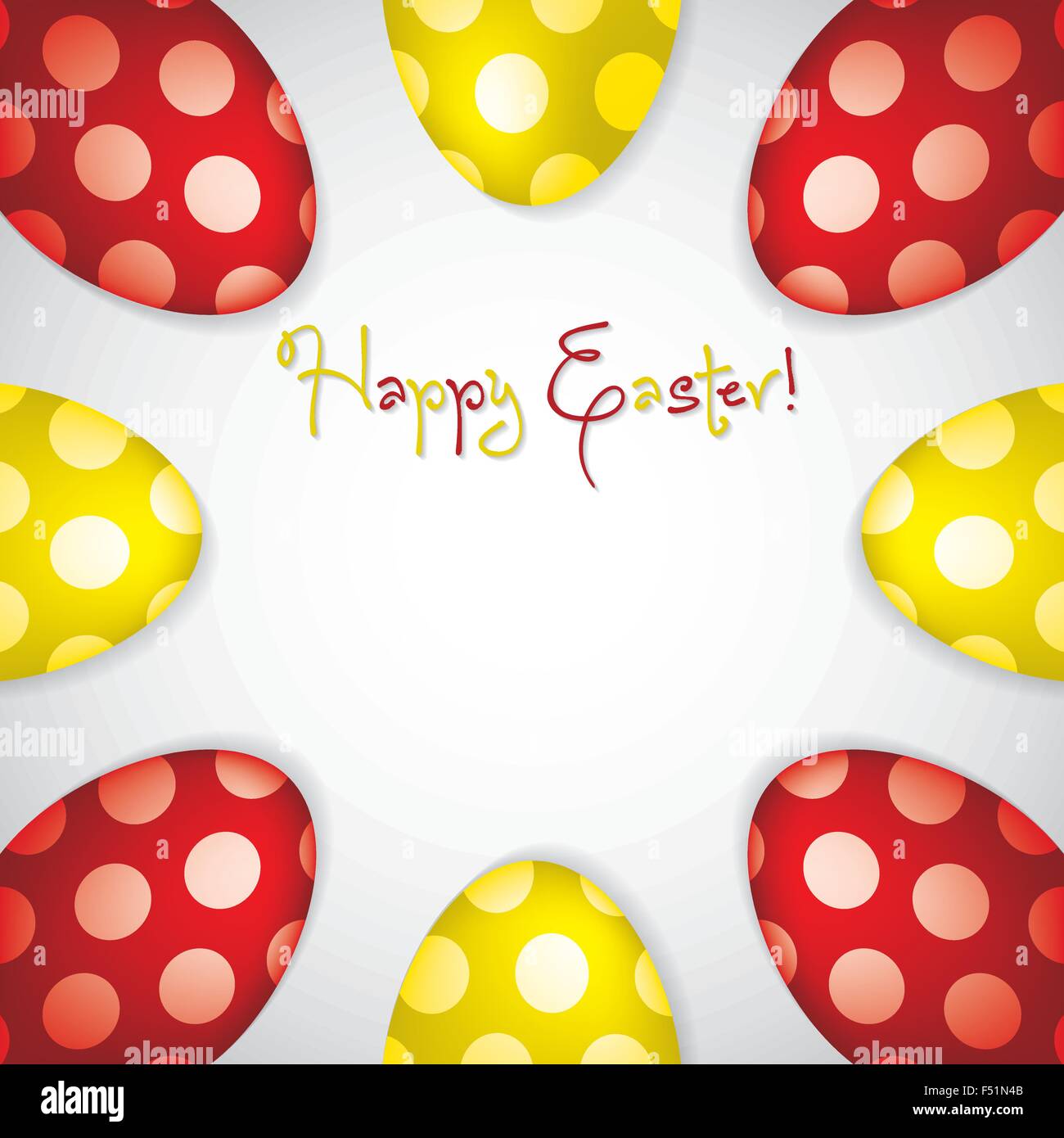 Circle of Easter eggs border in vector format Stock Vector Image & Art ...