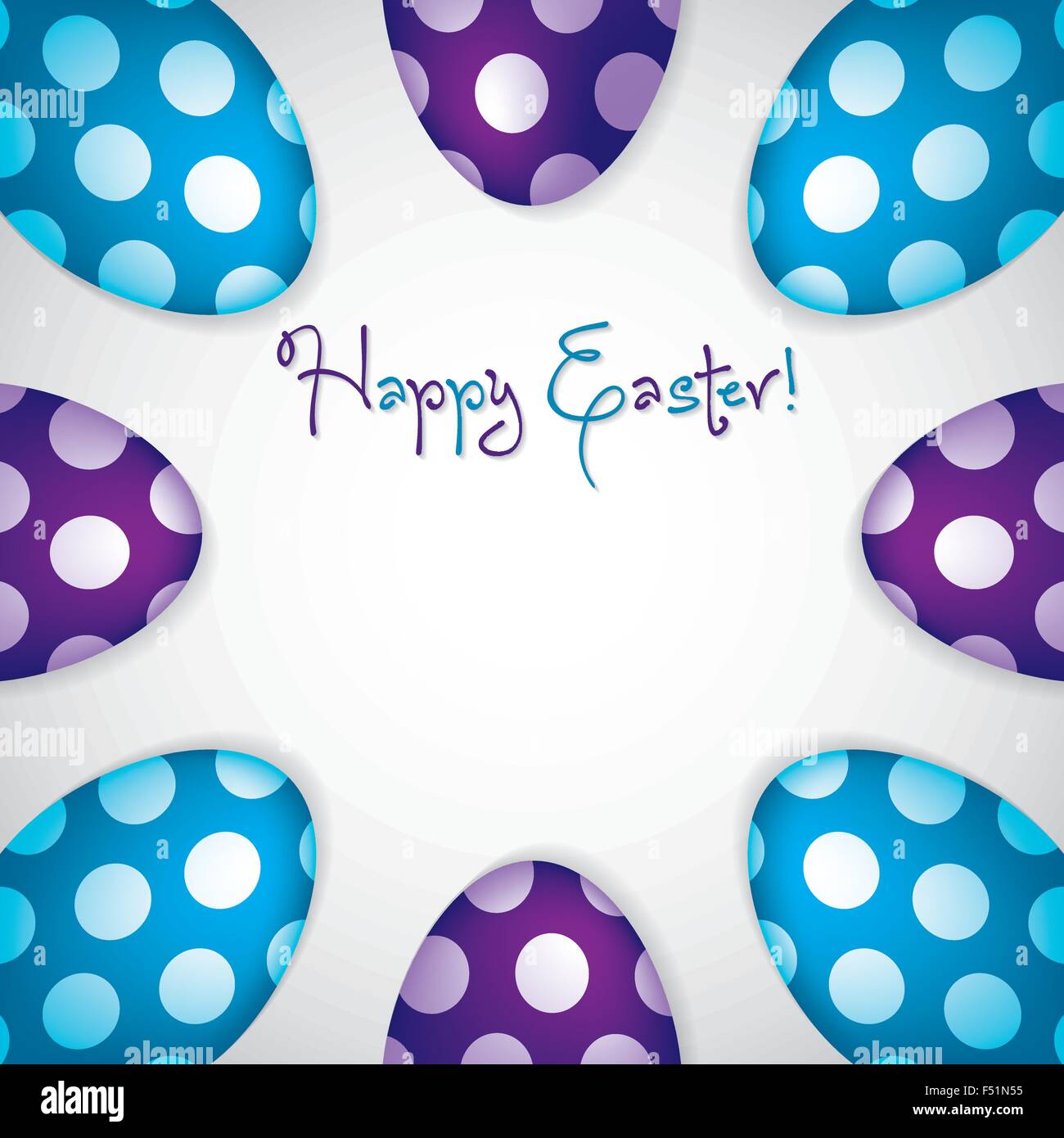 Circle of Easter eggs border in vector format Stock Vector Image & Art ...