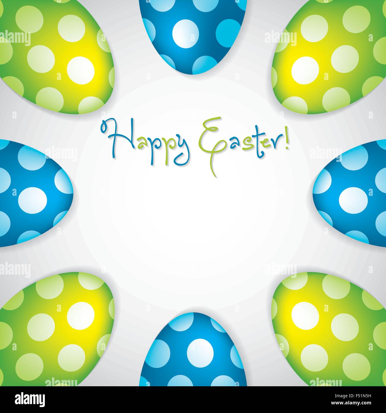 Circle of Easter eggs border in vector format Stock Vector Image & Art ...