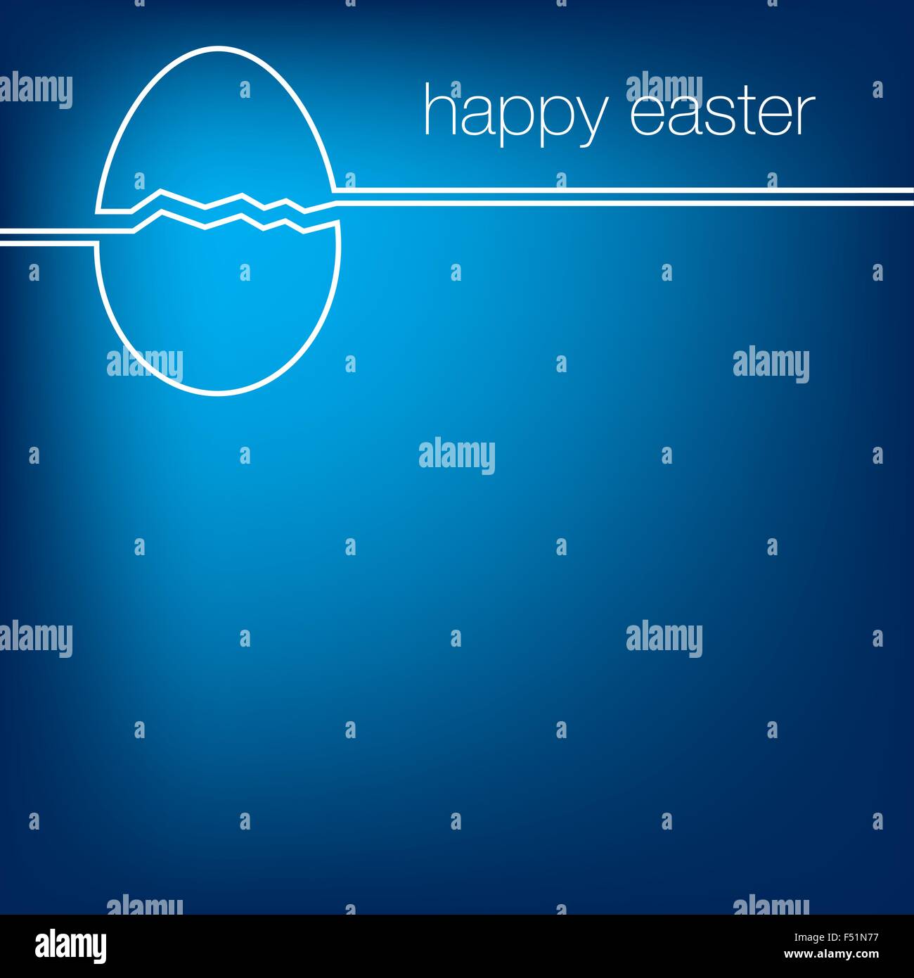 Continuous line easter egg card hi-res stock photography and images - Alamy