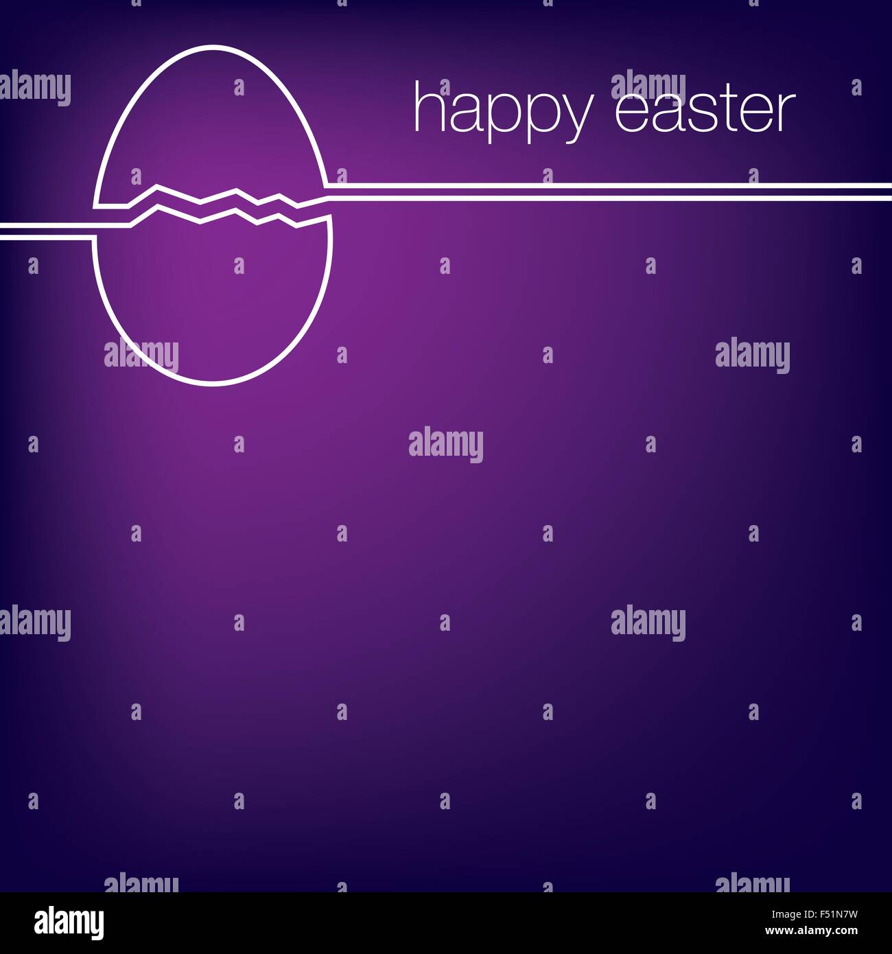 Continuous line Easter egg card in vector format Stock Vector Image ...