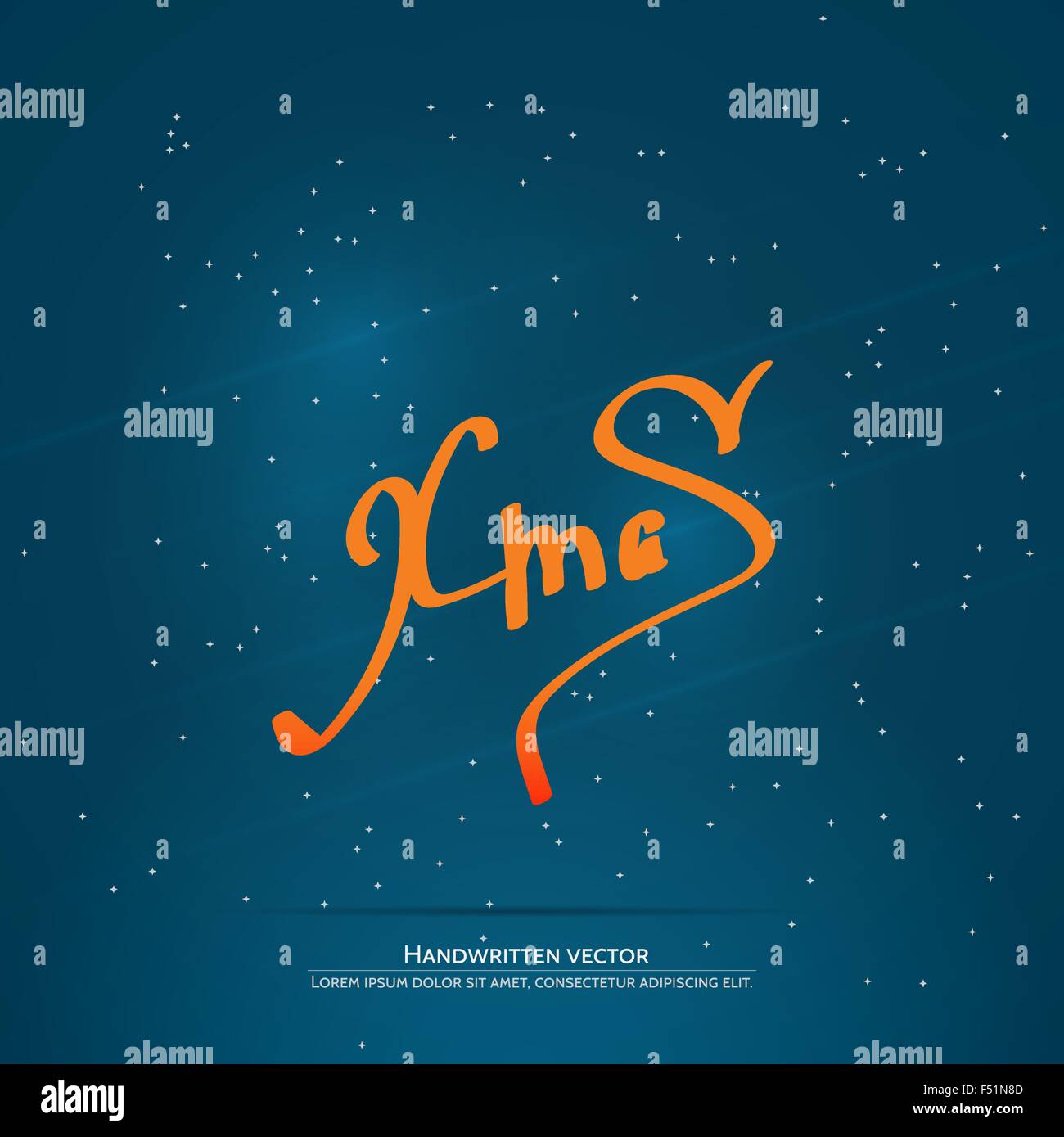 Christmas handwritten lettering Stock Vector Image & Art - Alamy