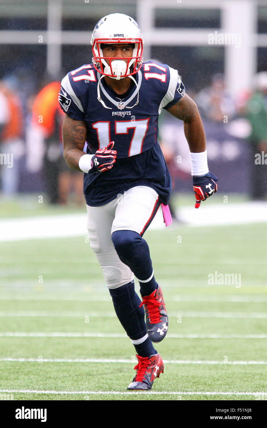 Gillette Stadium. 25th Oct, 2015. MA, USA; New England Patriots wide ...